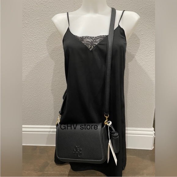 Tory Burch | Bags | Tory Burch Thea Web Flap Crossbody Womens Bag ...